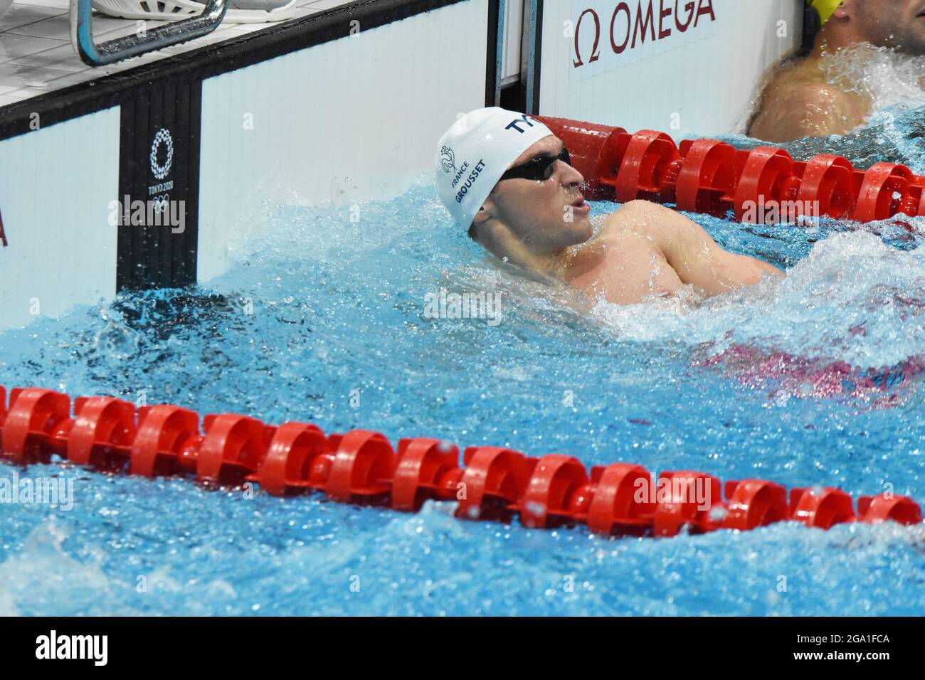 Tokyo, Japan. 27th July, 2021. Maxime Grousset (FRA) competes on men's ...