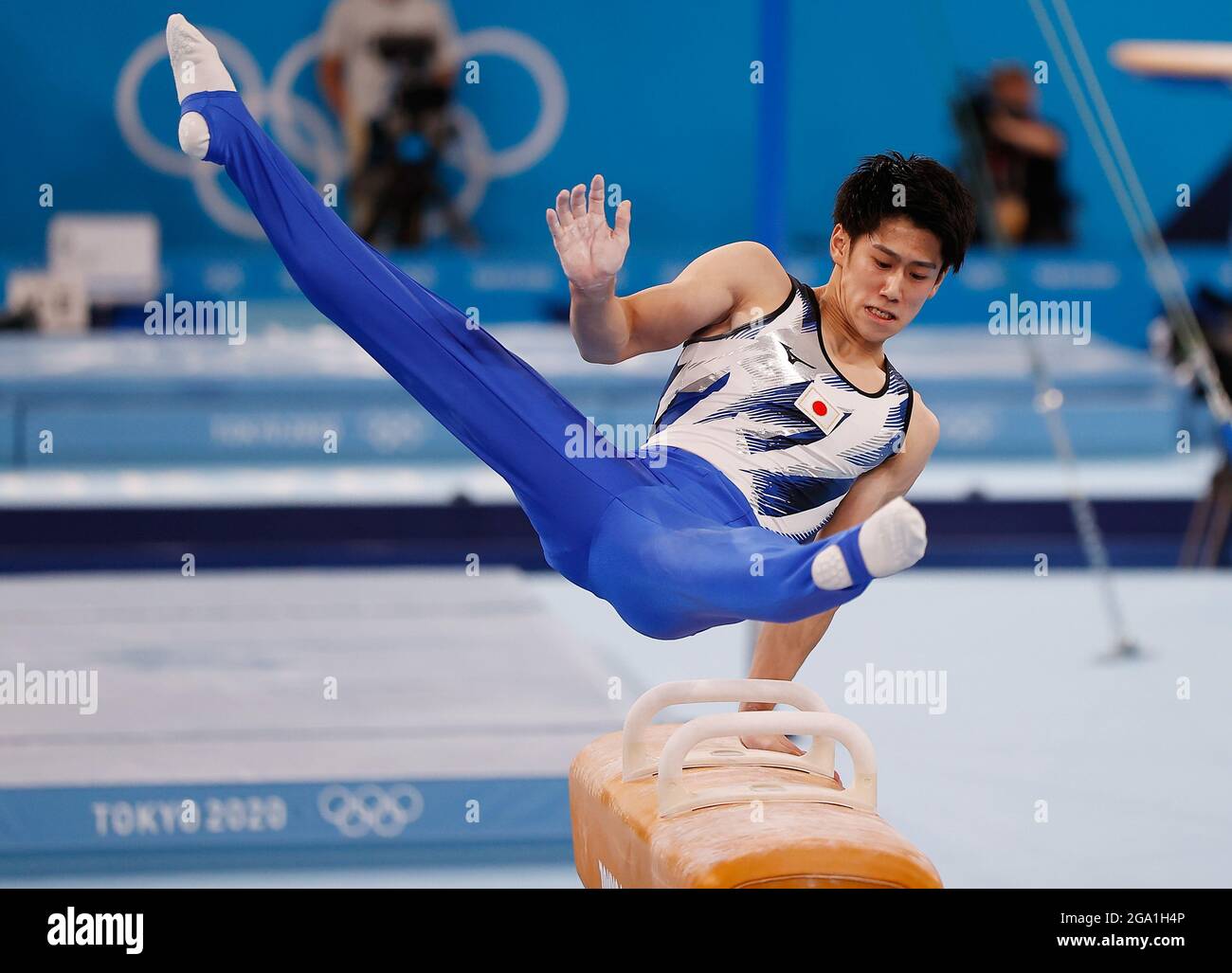 Tokyo, Japan. 28th July, 2021. Hashimoto Daiki of Japan competes in the ...