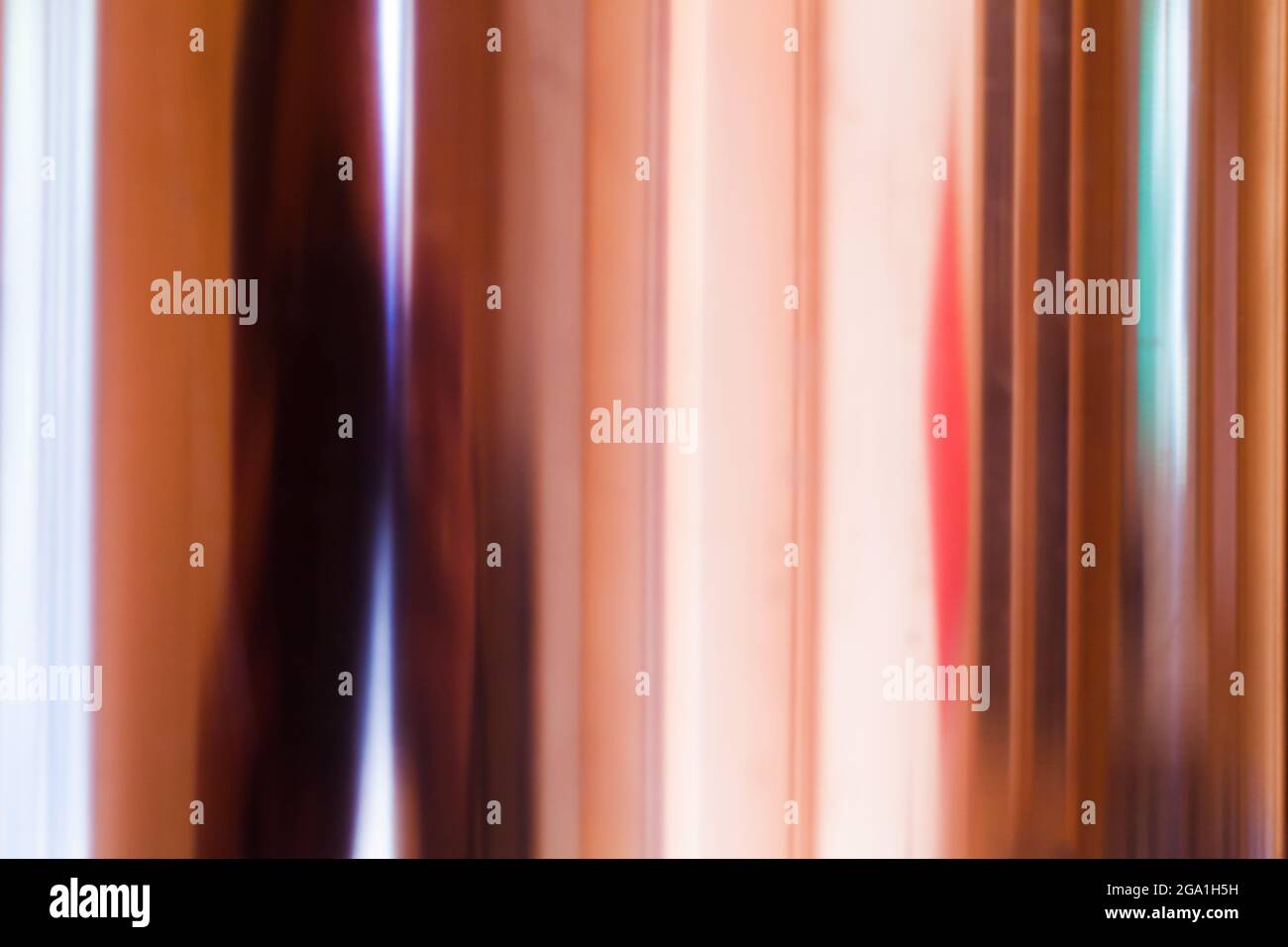 Abstract shiny metal background texture, blurred reflections pattern ...