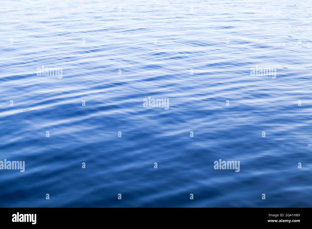 Blue water surface with ripple pattern, natural background photo ...
