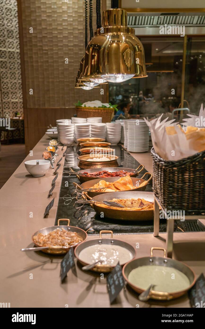 Delicious buffet in the luxury hotel Stock Photo - Alamy