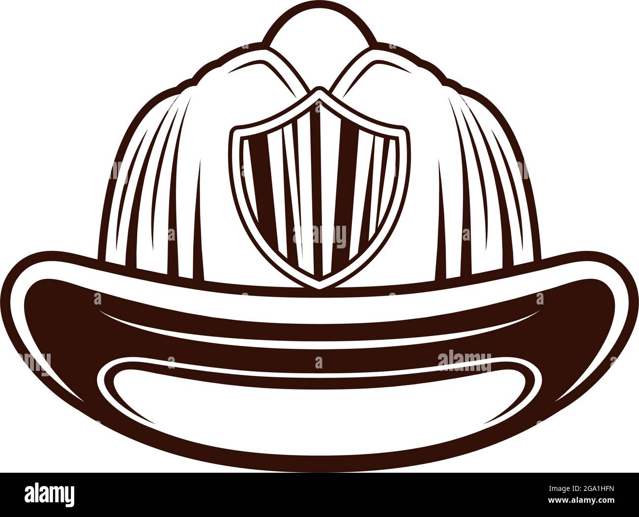 Firefighter helmet on white background Stock Vector Image & Art - Alamy
