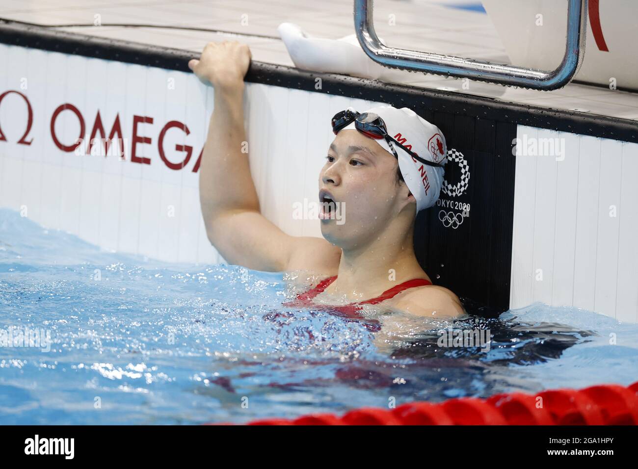 Tokyo, Japan. 26th July, 2021. MACNEIL Margaret (CAN) Gold Medal during ...