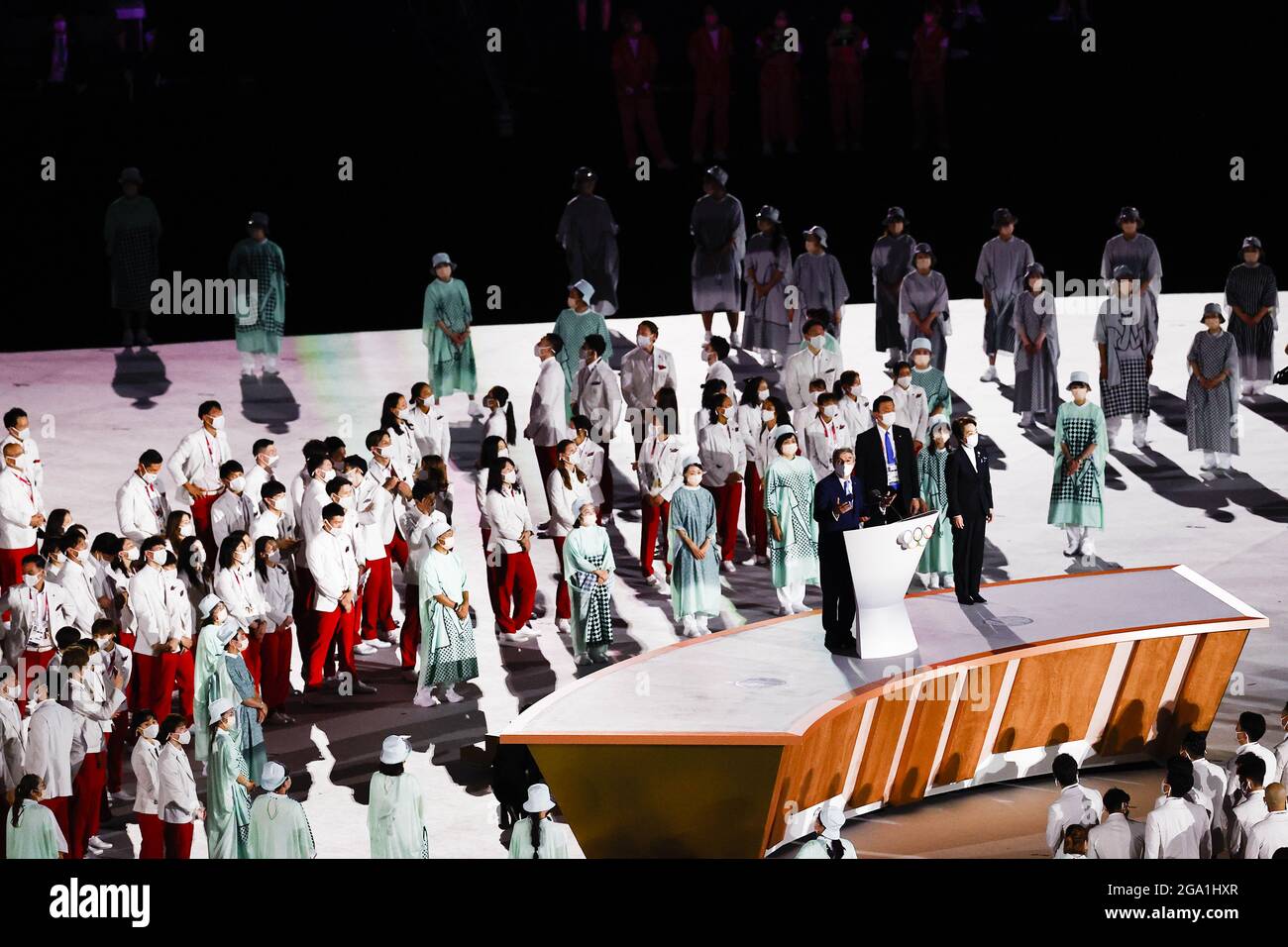 Tokyo 2020 opening ceremony hi-res stock photography and images - Alamy