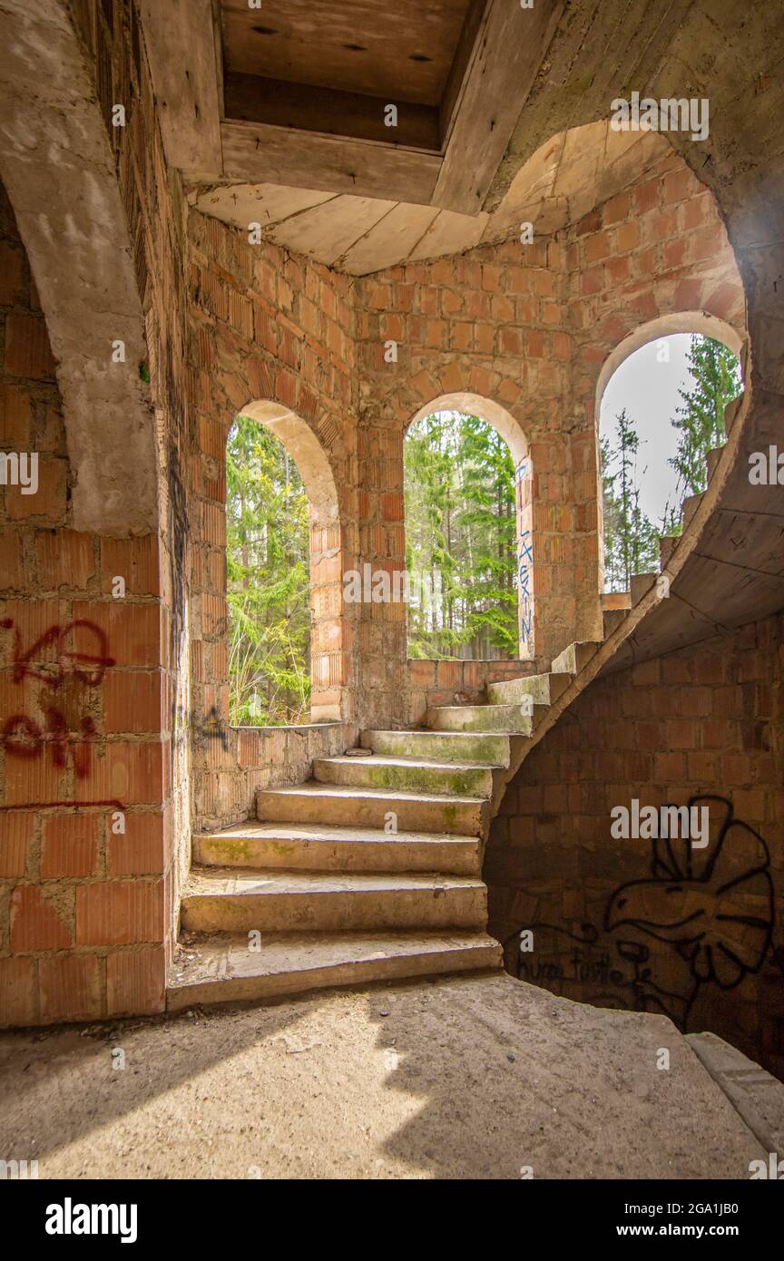 The ruins of Łapalice Castle are an interesting tourist attractions in ...