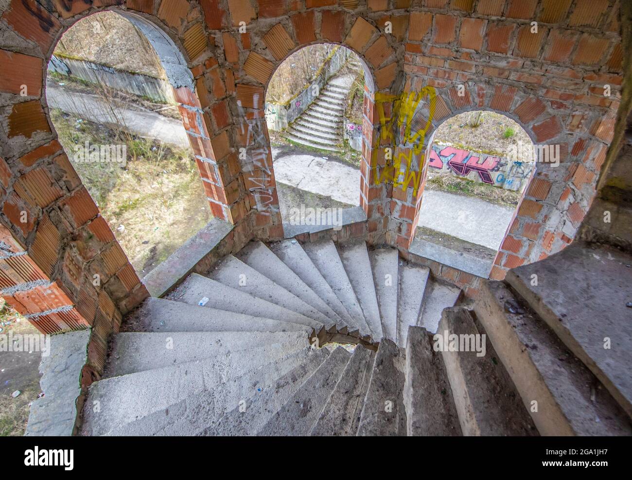 The ruins of Łapalice Castle are an interesting tourist attractions in ...