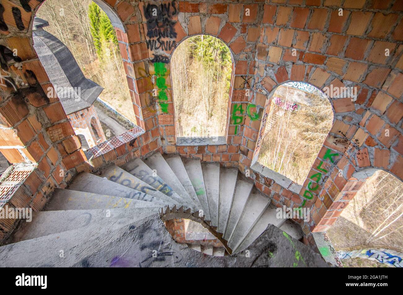 The ruins of Łapalice Castle are an interesting tourist attractions in ...