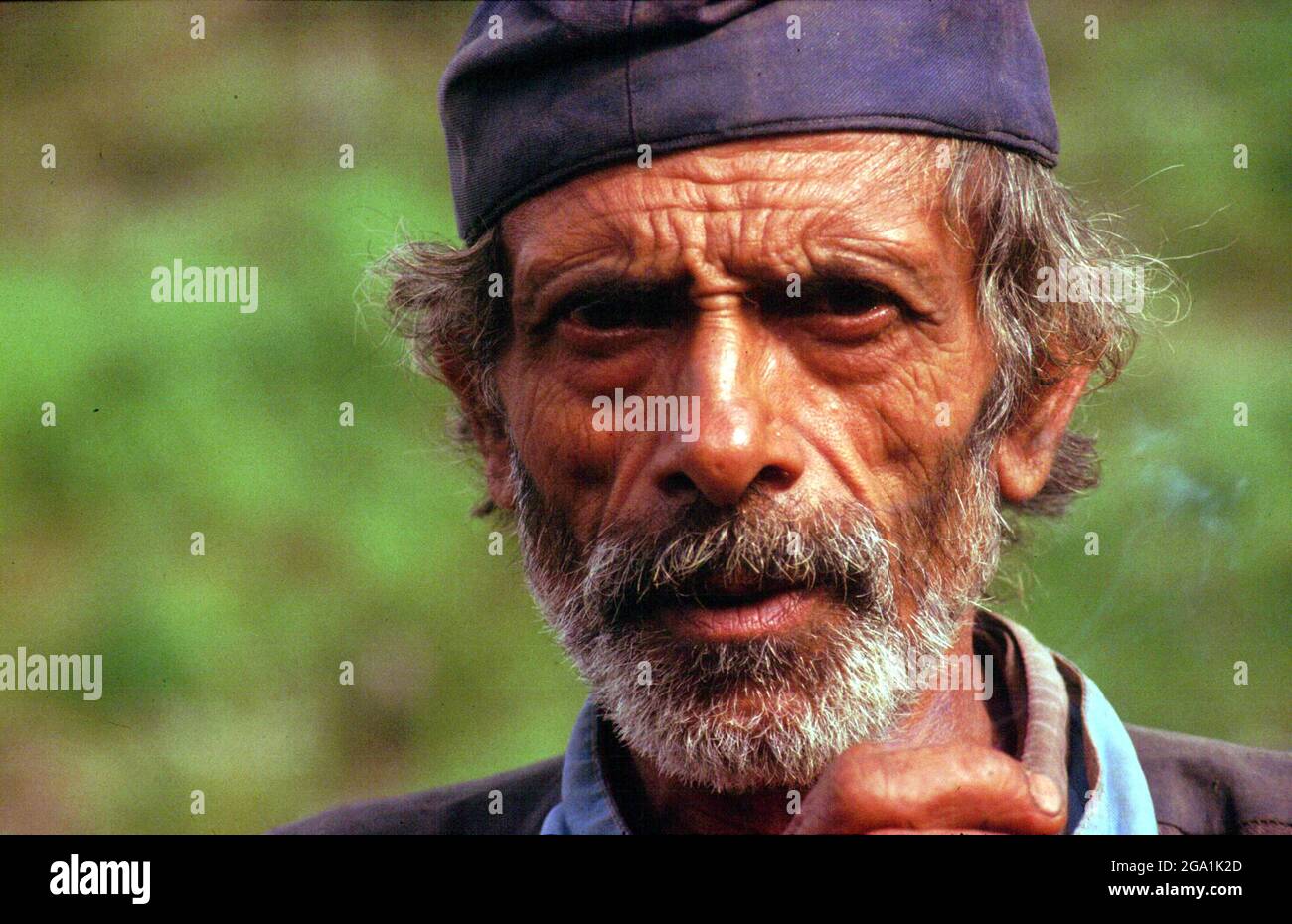 A Portrait of a Man. Nepal Stock Photo - Alamy