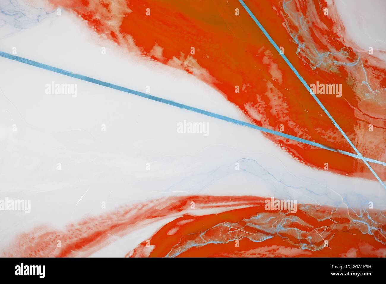 modern art background. abstract epoxy resin painting. Liquid flow ...