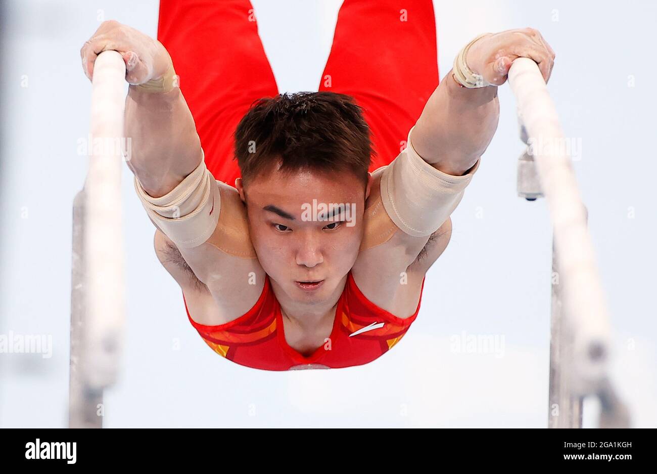 Tokyo, Japan. 28th July, 2021. Sun Wei of China competes in the ...