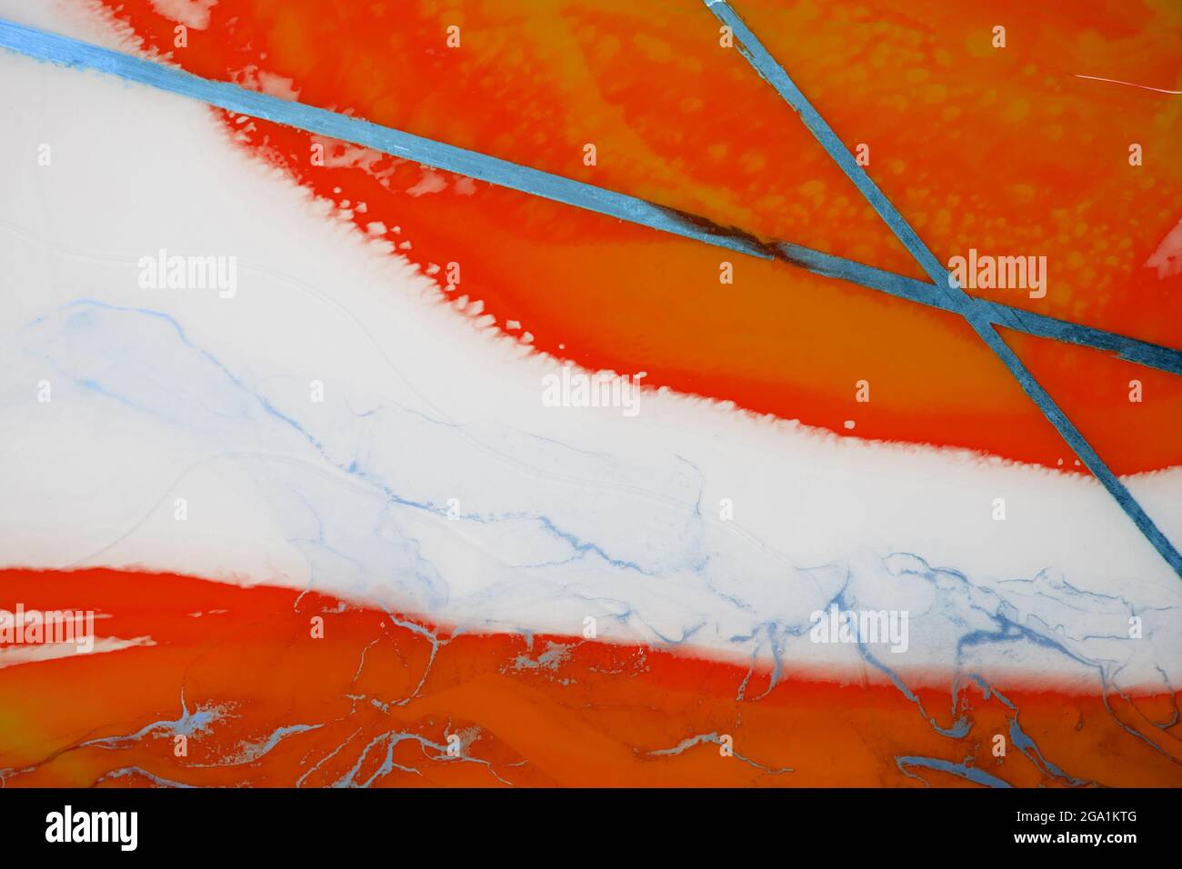 modern art background. abstract epoxy resin painting. Liquid flow ...