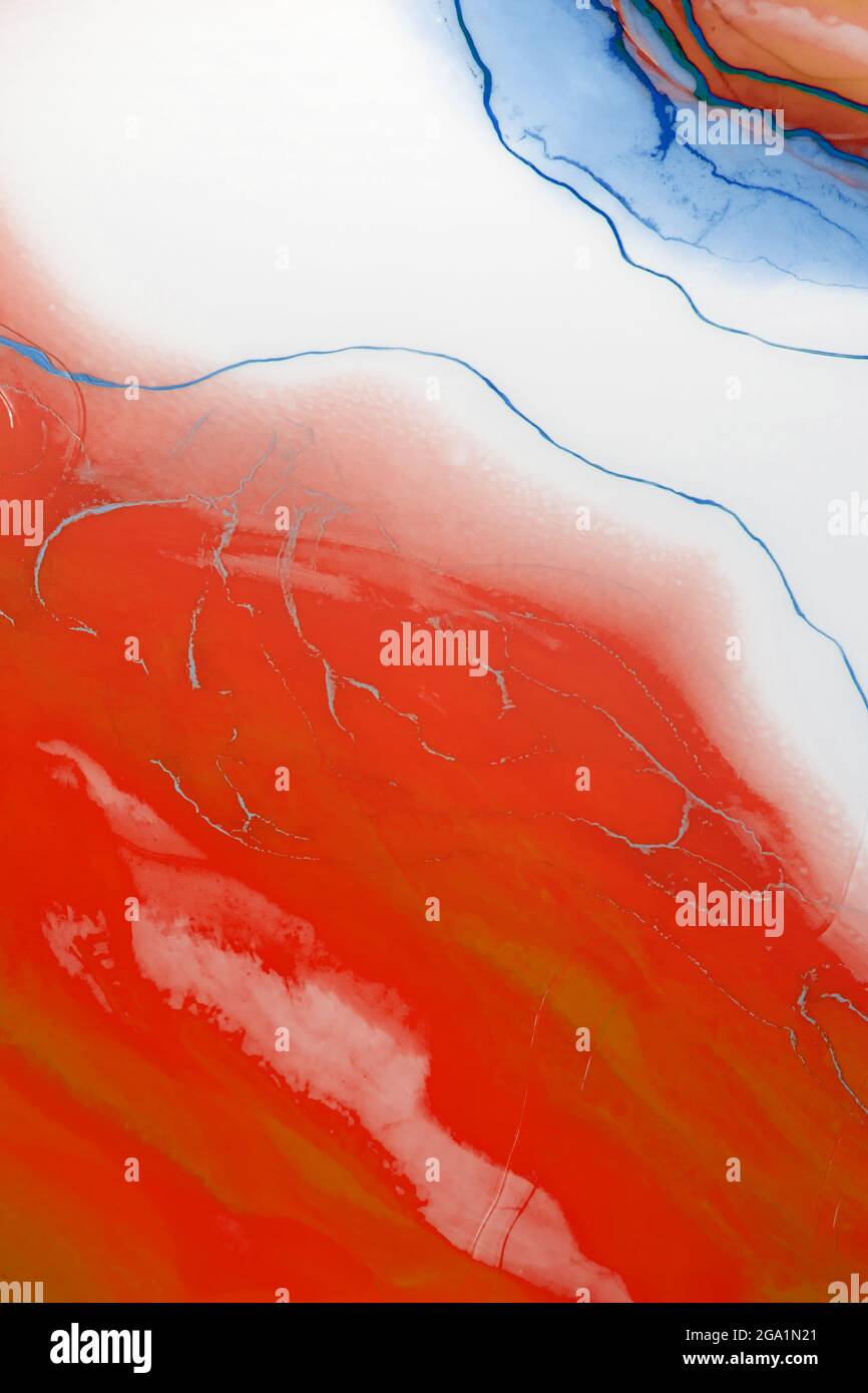 modern art background. abstract epoxy resin painting. Liquid flow texture paint. Green waves ...