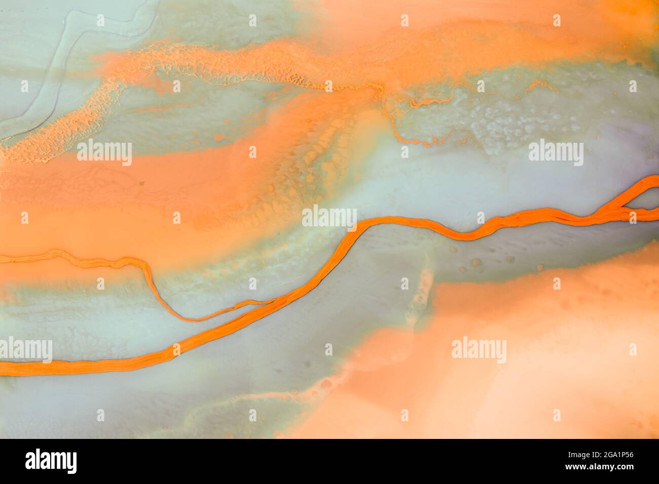 modern art background. abstract epoxy resin painting. Liquid flow ...