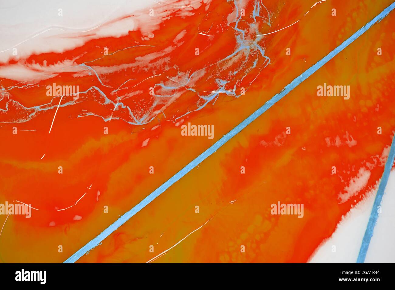 modern art background. abstract epoxy resin painting. Liquid flow ...