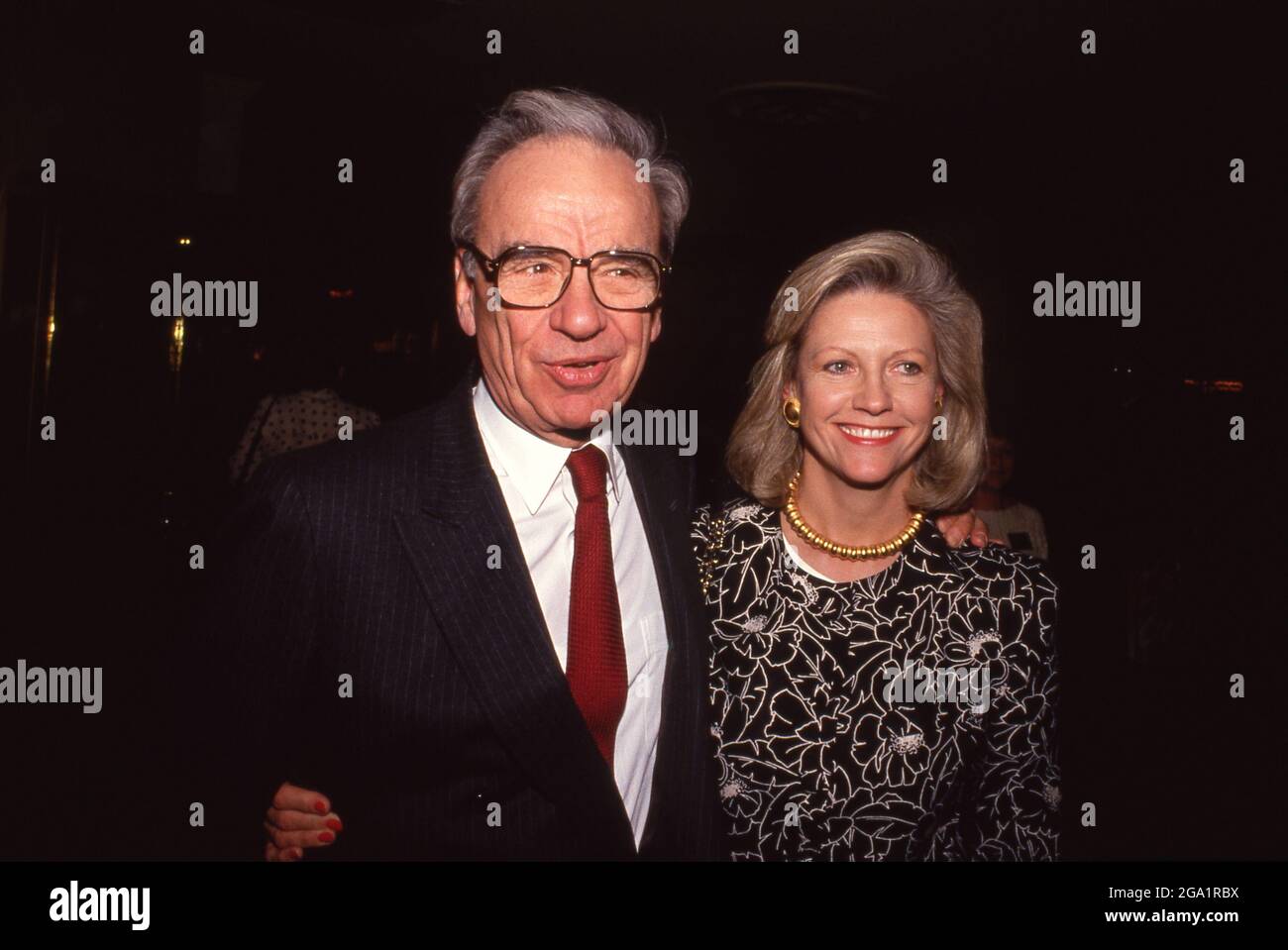Rupert Murdoch and Anna Murdoch at NATO/ShoWest Convention at Bally's ...