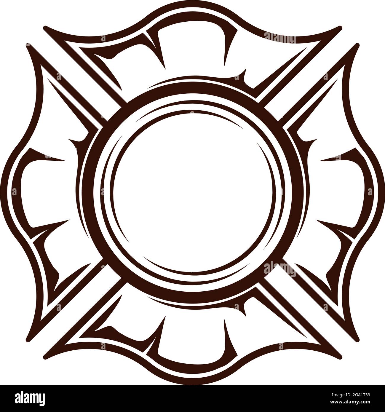 Firefighter seal stamp on white background Stock Vector Image & Art - Alamy