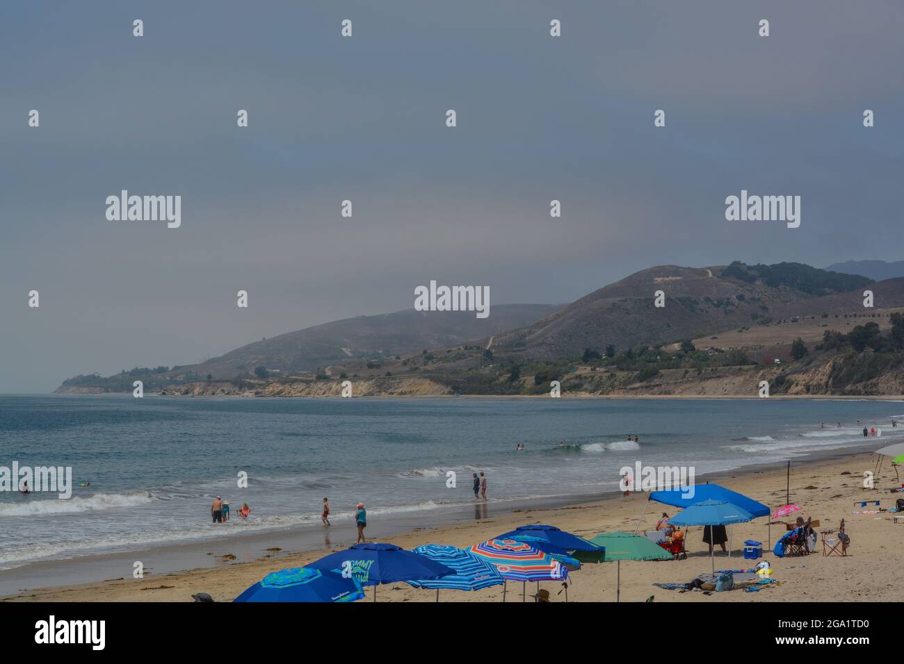El Capitan State Beach on the Gaviota Coast in Goleta, Santa Barbara ...