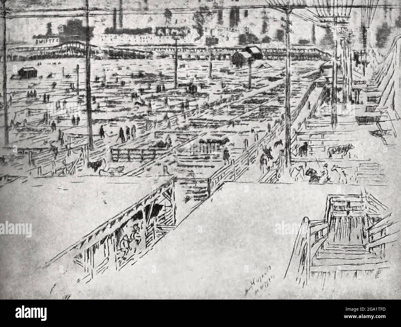 Chicago stockyards hi-res stock photography and images - Alamy