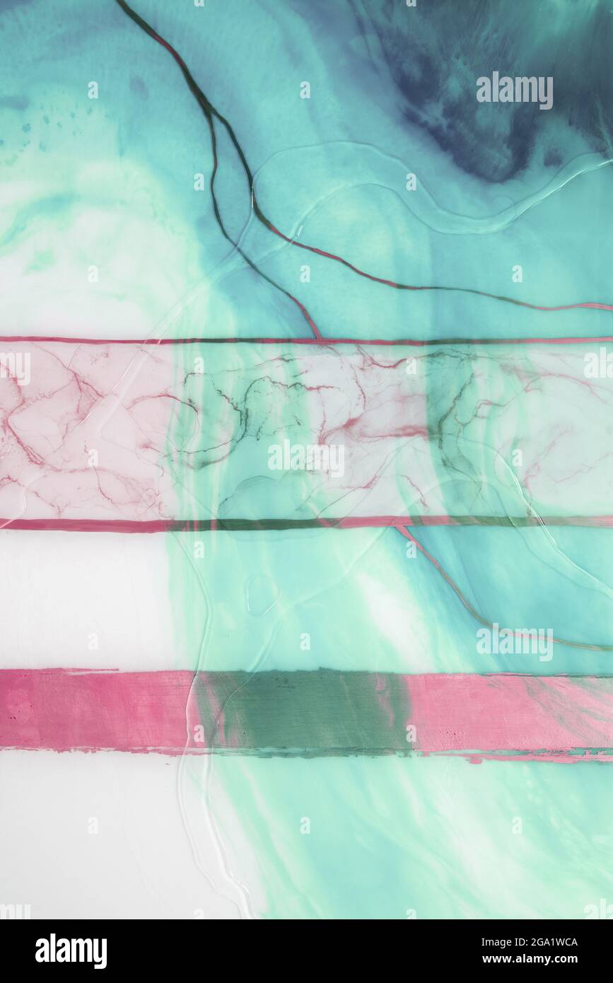 modern art background. abstract epoxy resin painting. Liquid flow ...