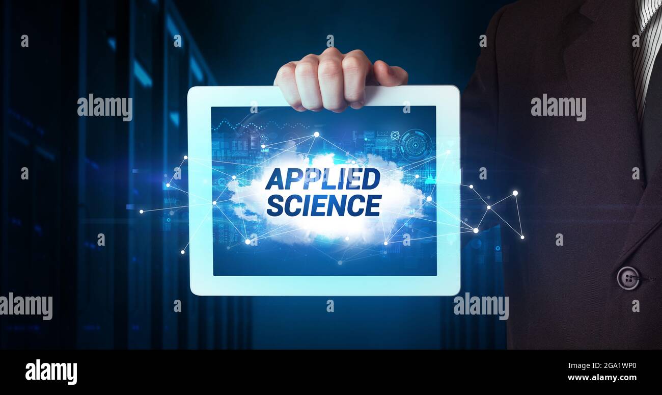 Person holding tablet, technology concept Stock Photo - Alamy