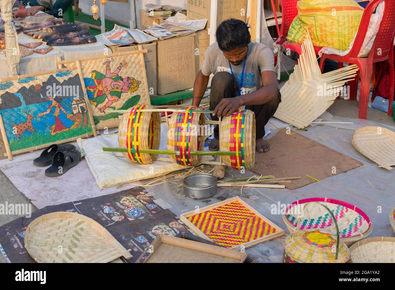 Cane furniture india hi-res stock photography and images - Alamy
