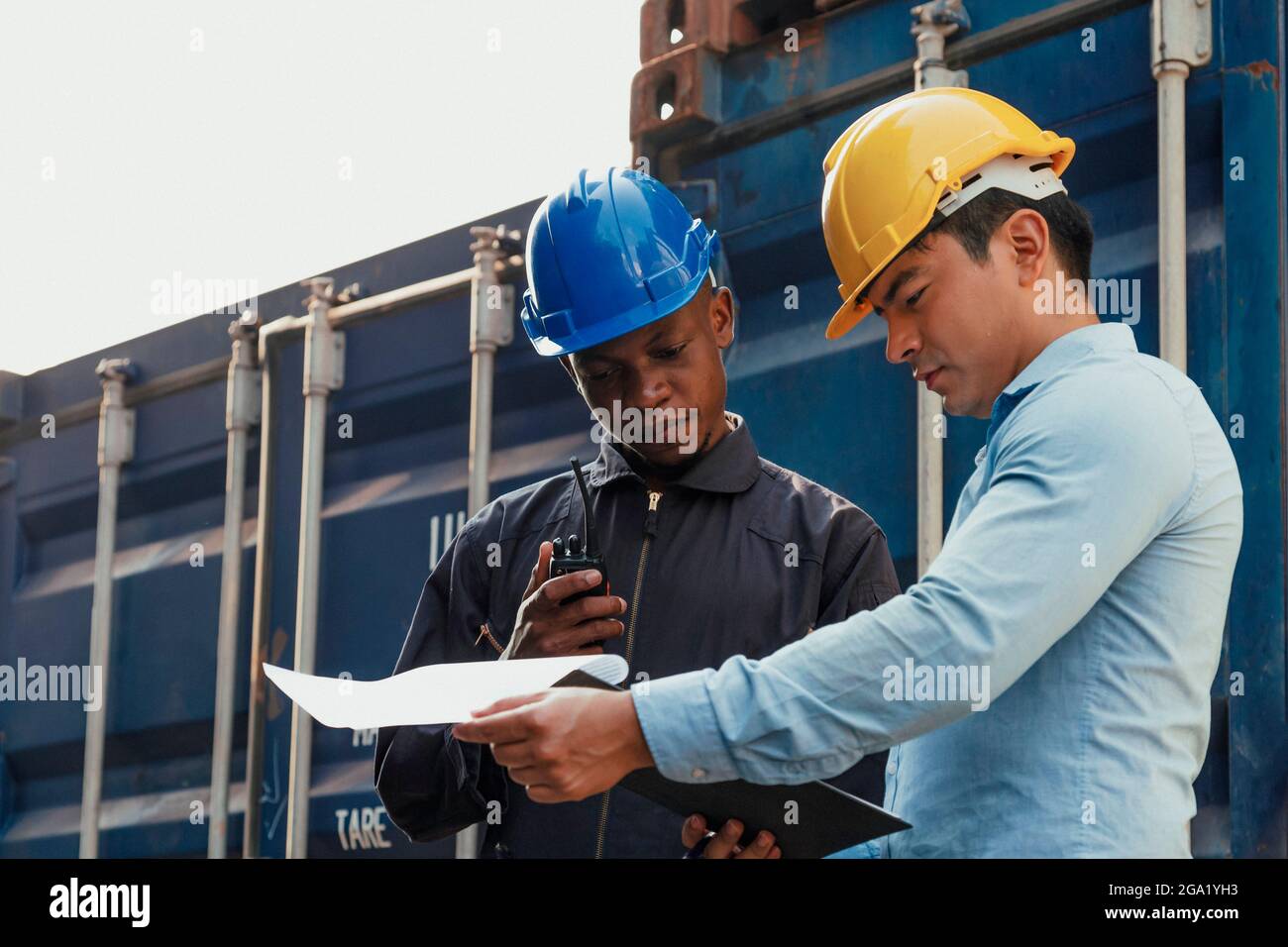 Cargo container inspection hi-res stock photography and images - Alamy