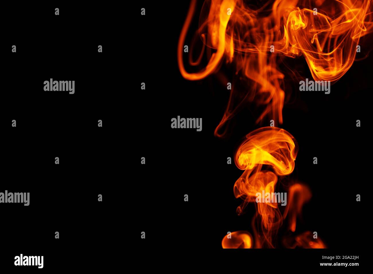 Color smoke from match on dark background Stock Photo - Alamy