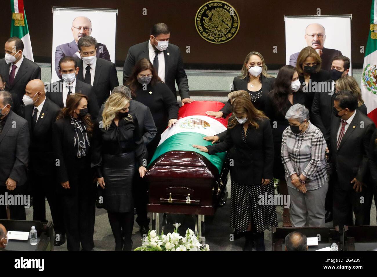 Mexico in mourning hi-res stock photography and images - Alamy