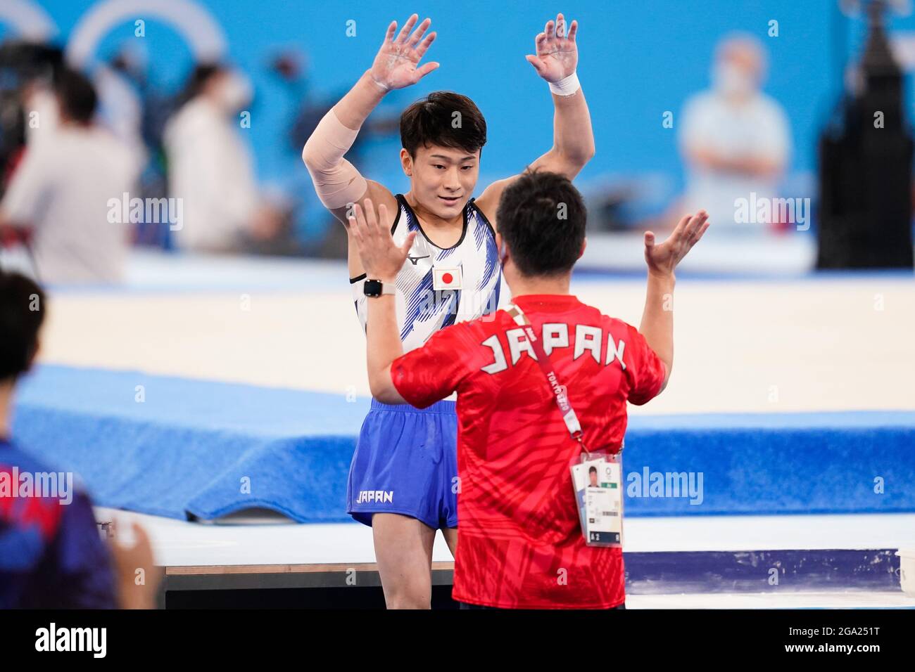 Tokyo, Japan. 28th July, 2021. Takeru Kitazono (JPN) Gymnastics - Artistic : Men's Individual ...