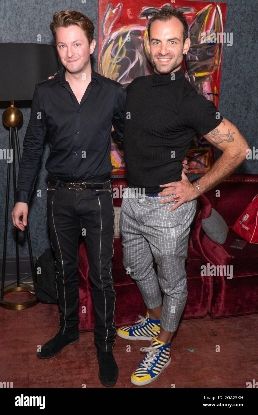 Marsin Mogielski and Robbie Fuhrer attend George Wayne presents the NYC ...