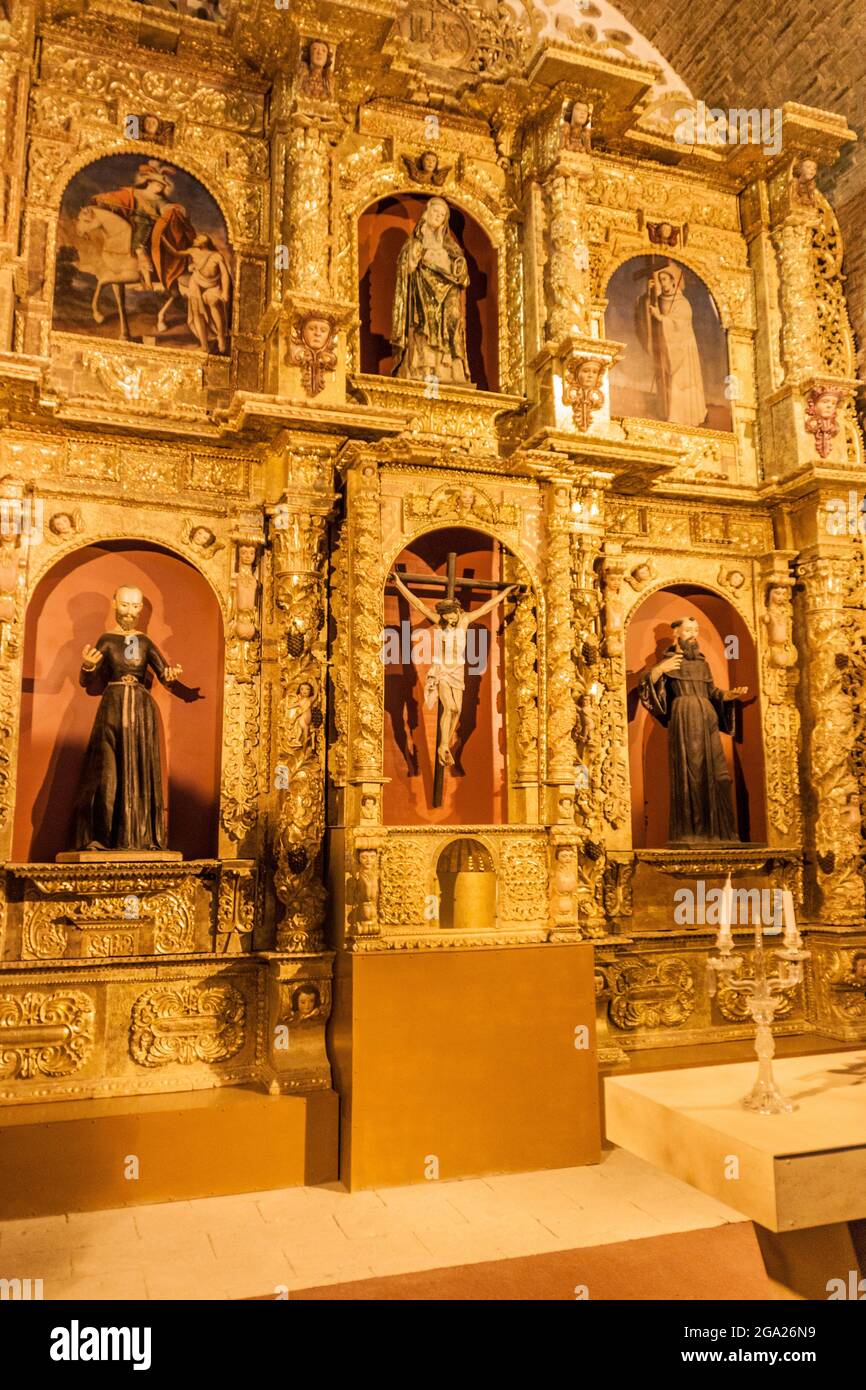 POTOSI, BOLIVIA - APRIL 18, 2015: Altair in a historic coin mint Casa ...