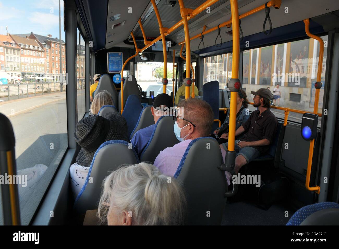 Kastrup/ Denmark. 28 July 2021,Denmark's bus metro and trains public ...
