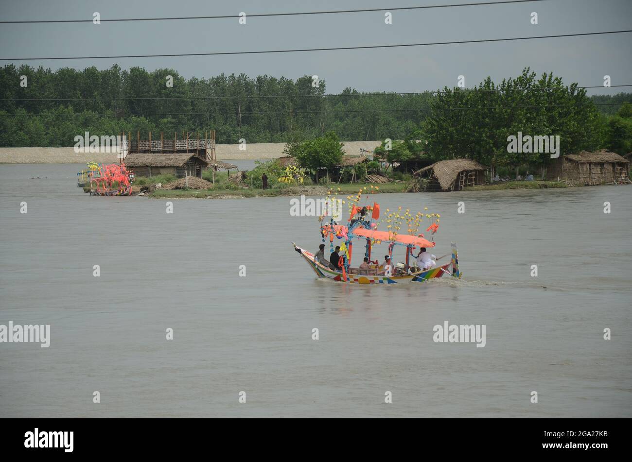 Peshawar, Pakistan. 28th July, 2021. Tour sites have been submerged due ...