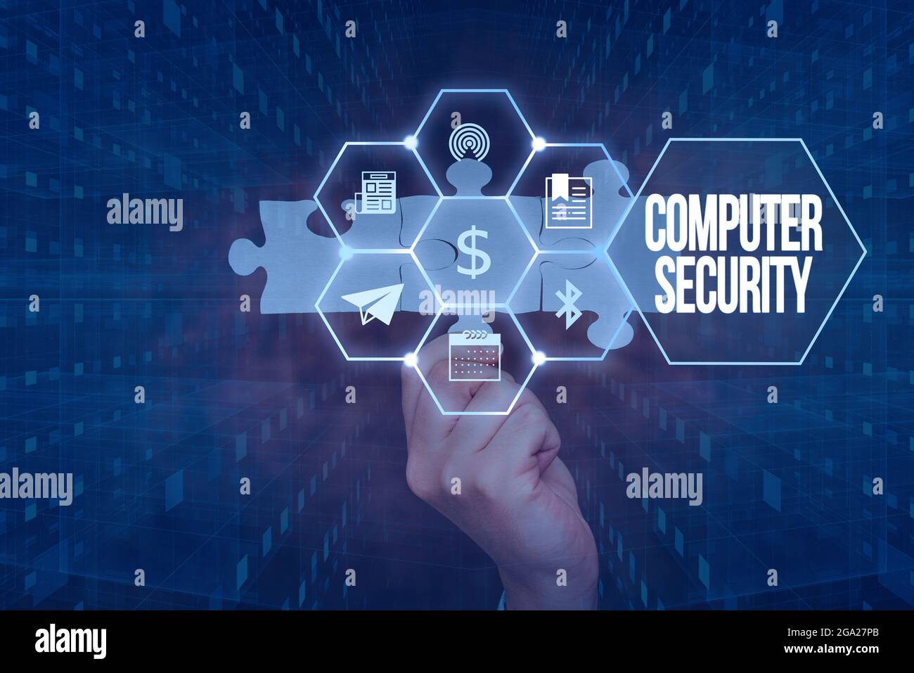 Conceptual caption Computer Security. Business showcase protection of ...