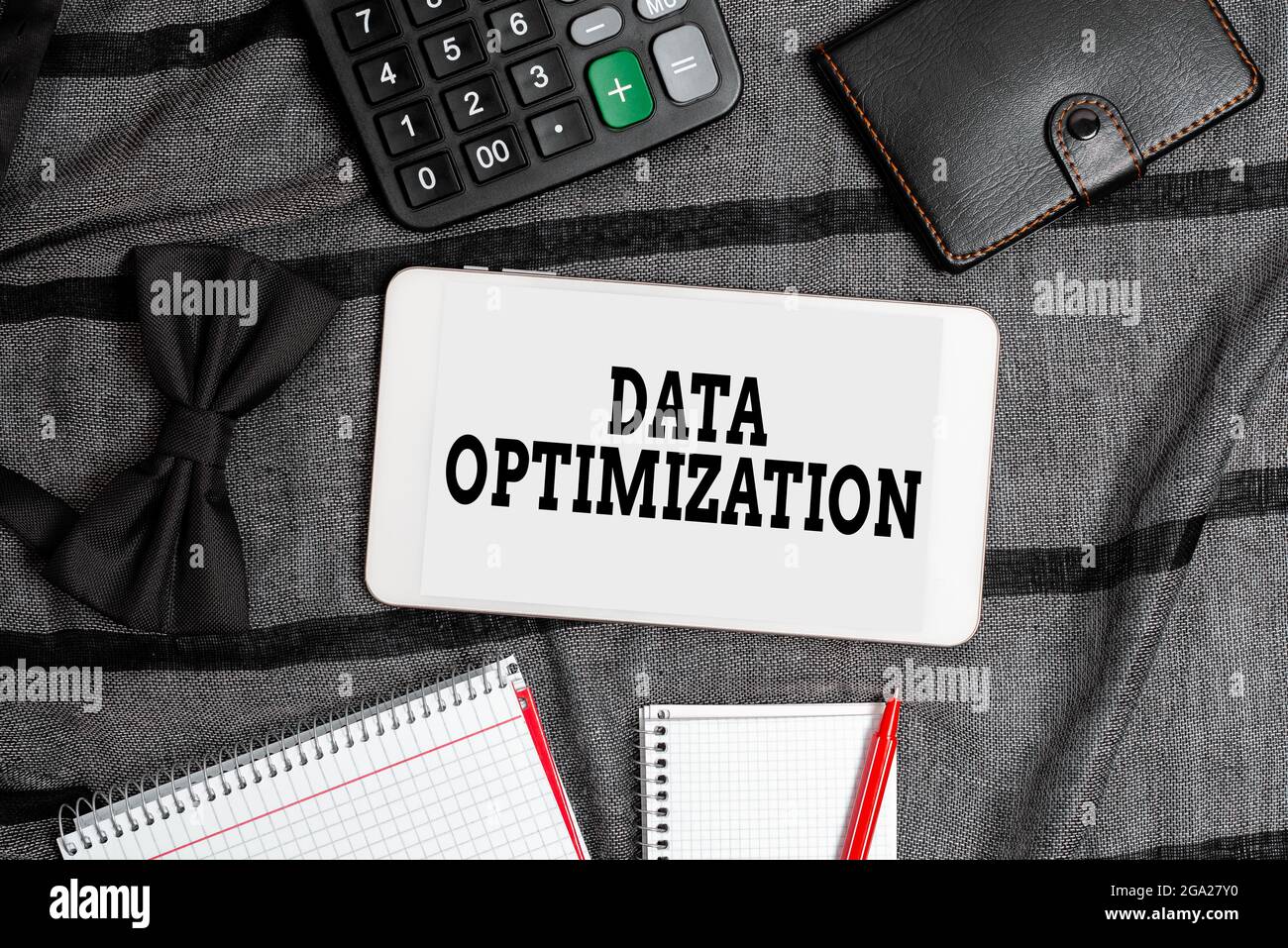 Conceptual caption Data Optimization. Business approach process that ...