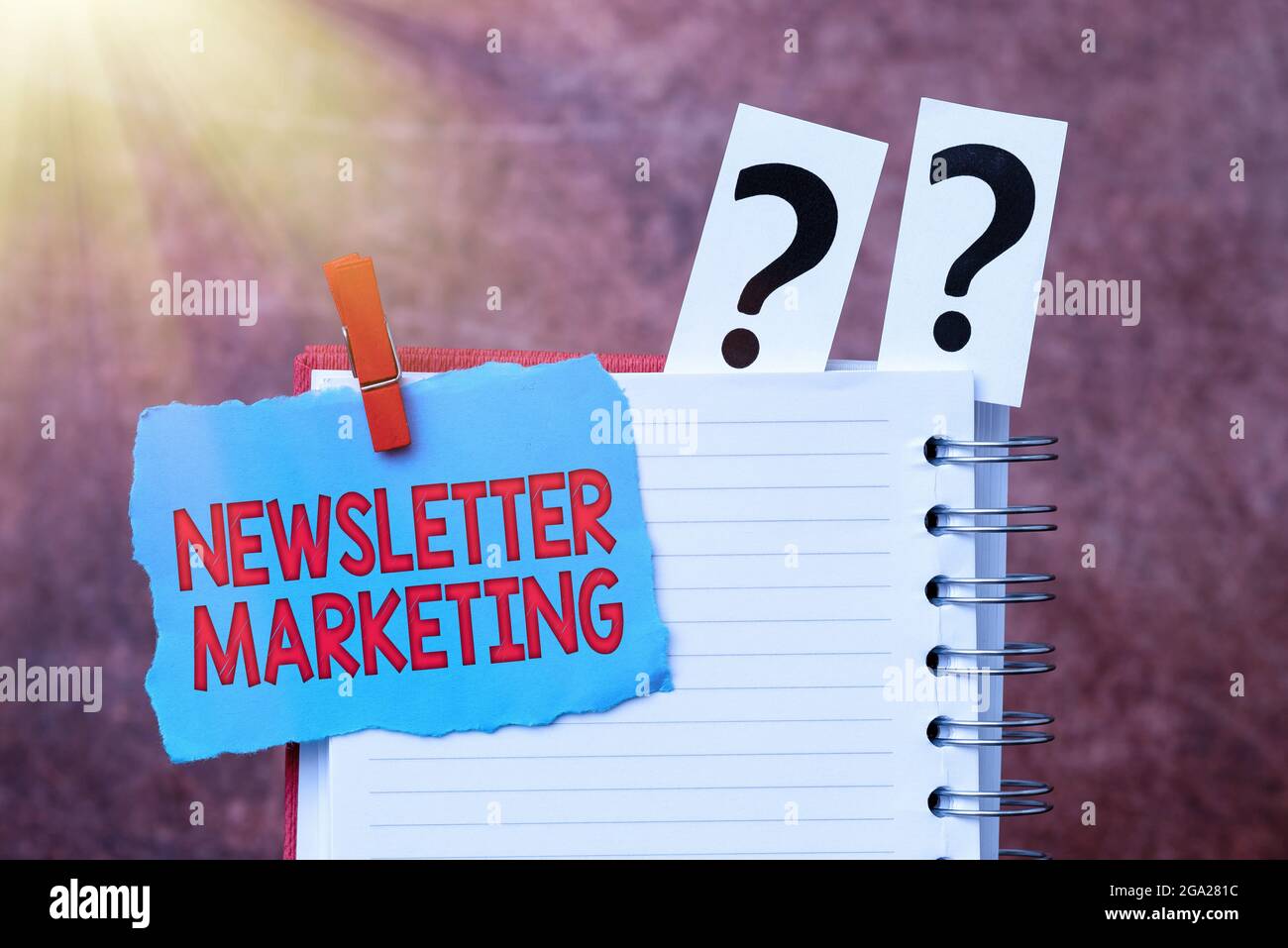 Conceptual Display Newsletter Marketing Word Written On Act Of Sending