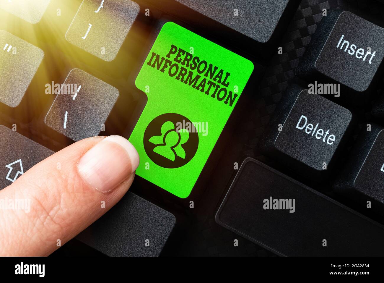 Inspiration showing sign Personal Information. Business idea recorded ...