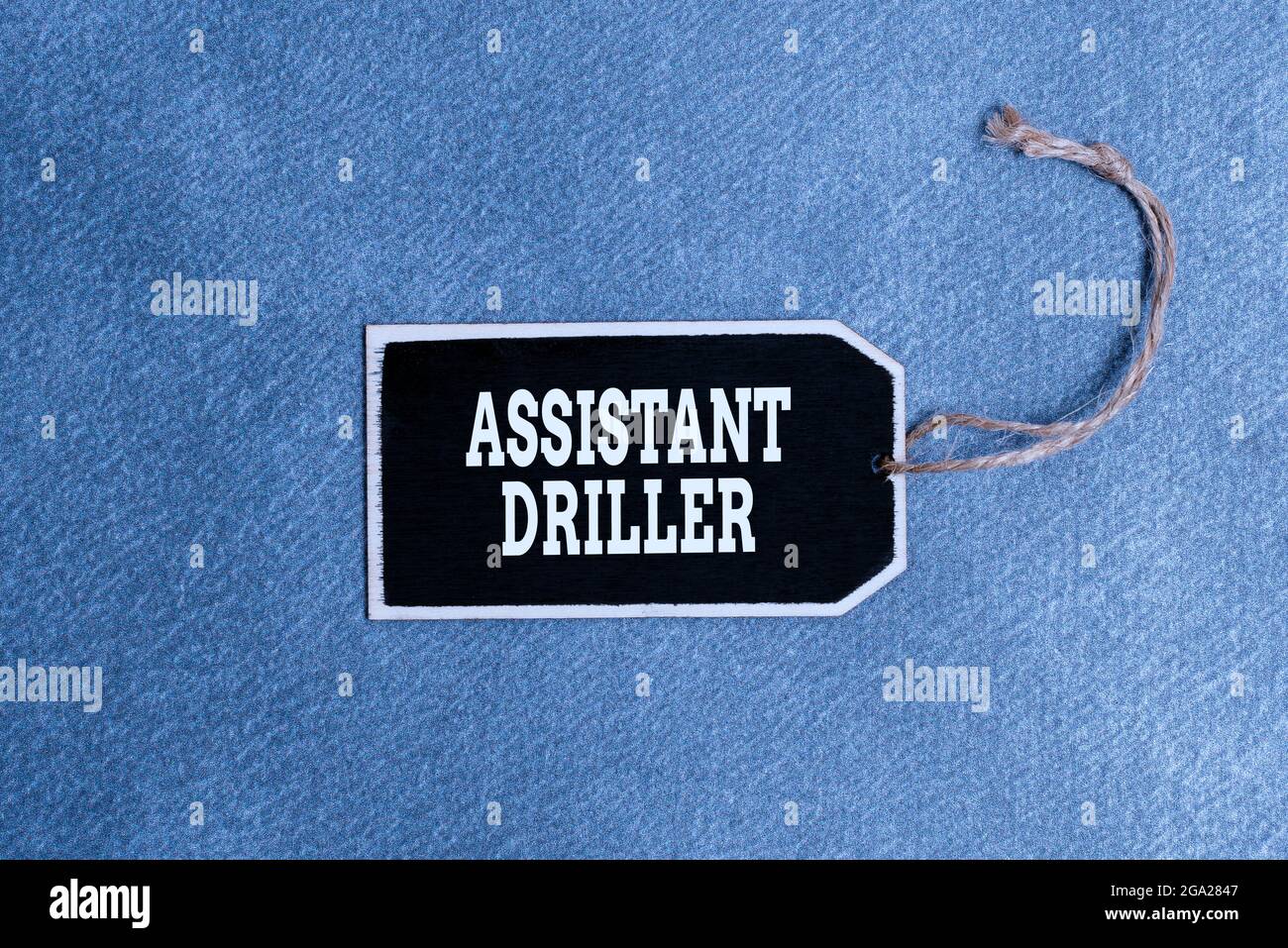 Text sign showing Assistant Driller. Business approach to aid and ...