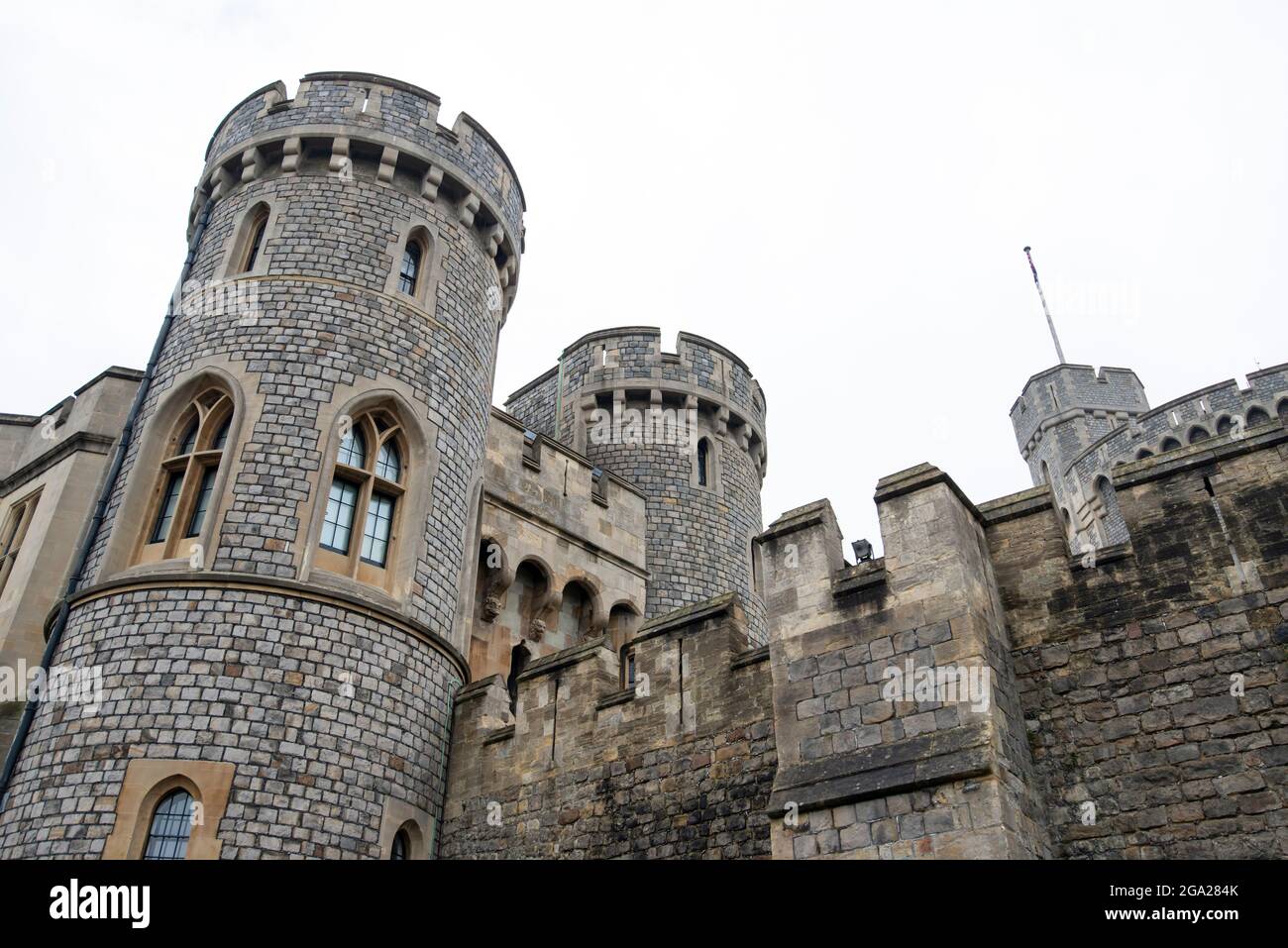 Architecture details of Windsor Castle Stock Photo - Alamy