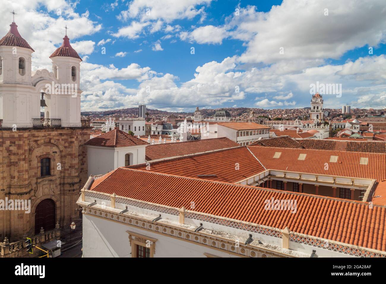 Roofs of Sucre, capital of Bolivia Stock Photo - Alamy