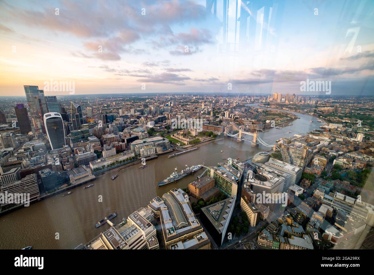 Viewing levels in the Shard Stock Photo - Alamy