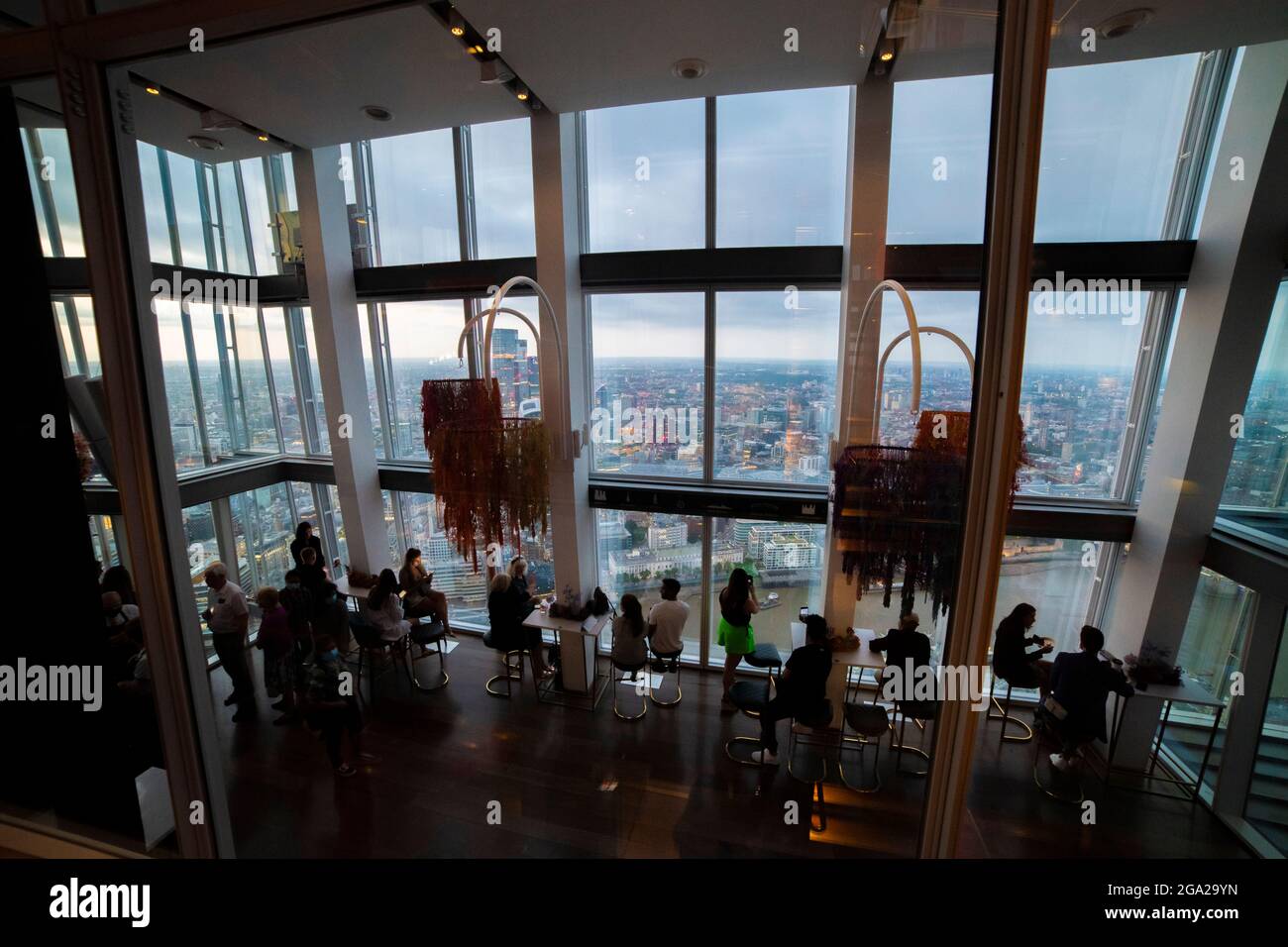 Viewing levels in the Shard Stock Photo - Alamy