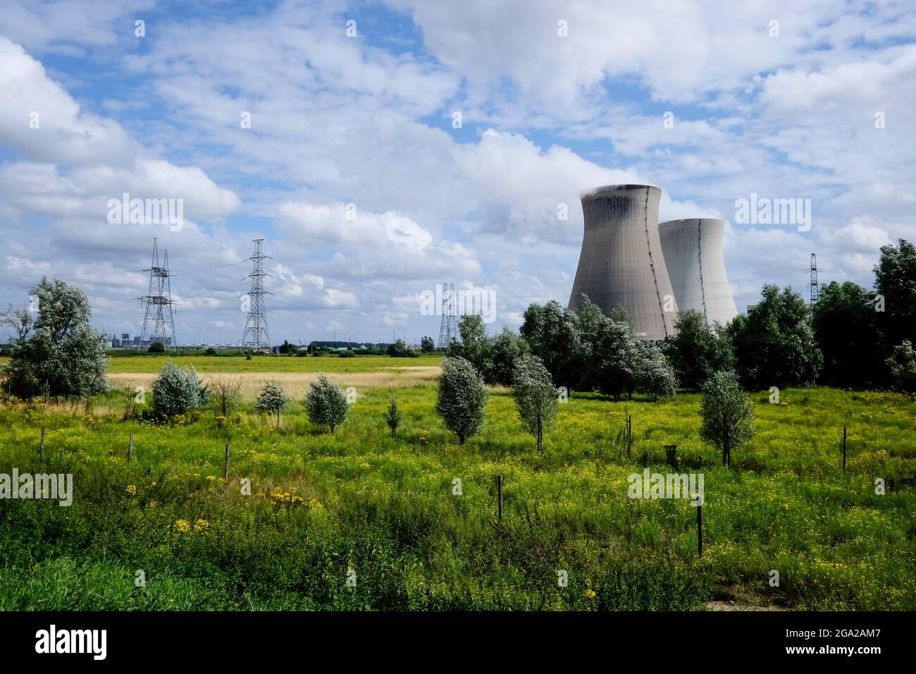 The Doel Nuclear Power Station is one of two nuclear power plants in ...