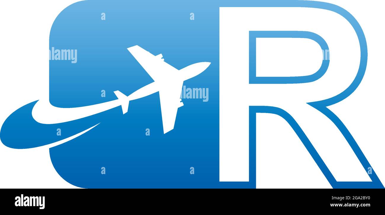 R plane logo hi-res stock photography and images - Alamy