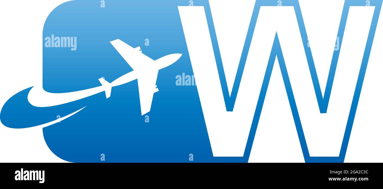 Letter w vector origami logo hi-res stock photography and images - Alamy