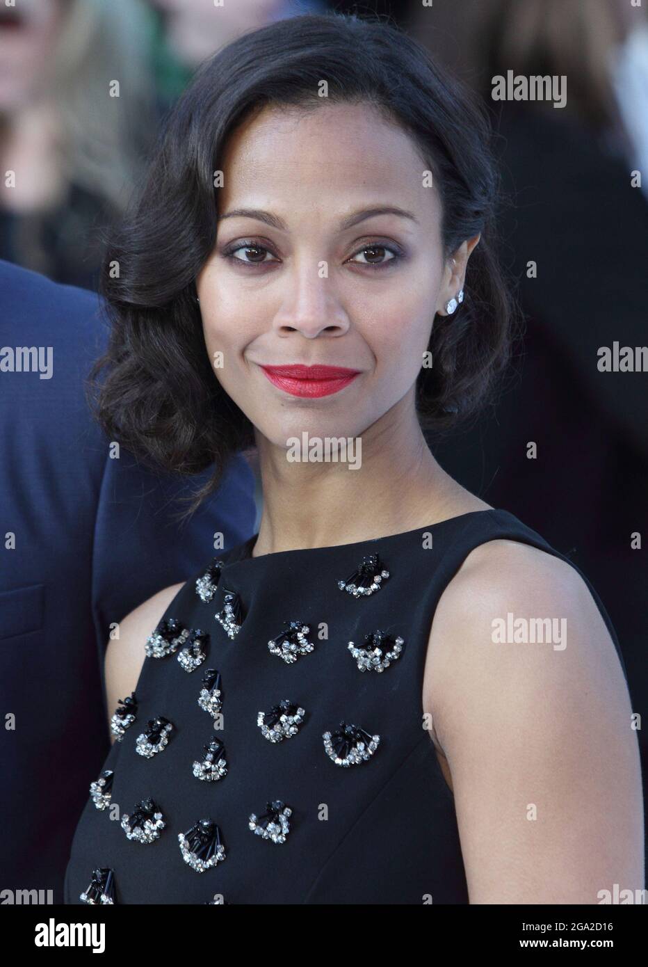 London. UK. Zoe Saldana at the Star Trek Into Darkness World Premiere ...