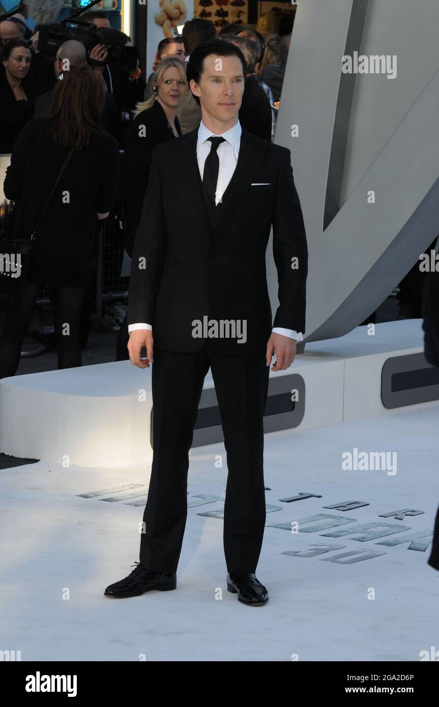 London. UK. Benedict Cumberbatch at the Star Trek Into Darkness World ...