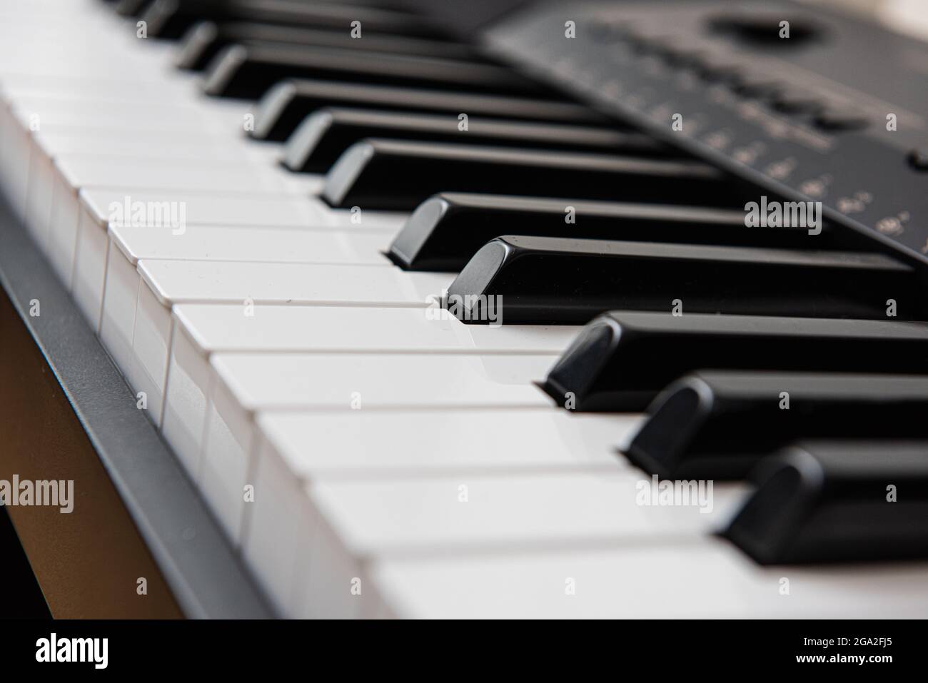 Close up photo of piano keys Stock Photo - Alamy