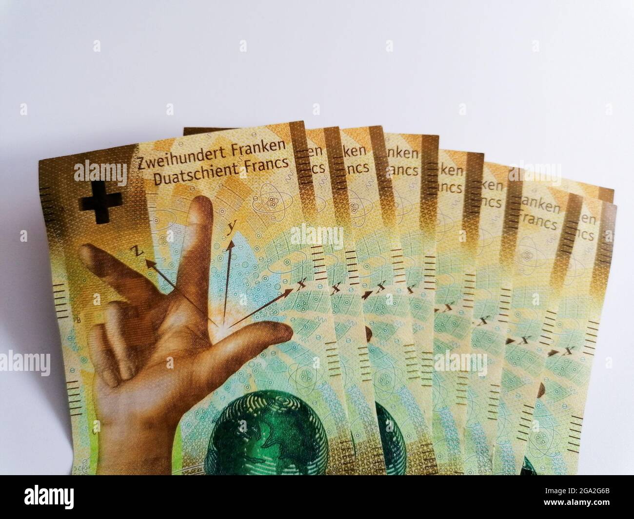 Swiss francs stack hi-res stock photography and images - Alamy