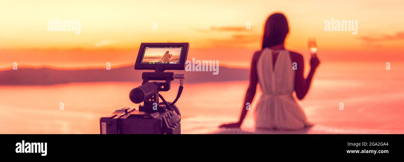 Videography professional video camera shoot behind the scene shooting ...